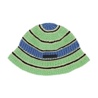 Stella McCartney Femme, Accessoires, Vert, Taille: 58 CM Crochet Bucket Hat