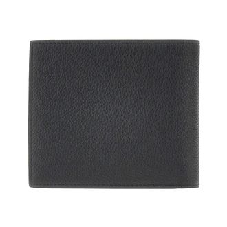 Thom Browne Bi-Fold Geldb&ouml;rse aus genarbtem Leder - - Accessories - Herren - Schwarzk - ONE SIZE