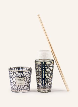 Baobab Baobab Collection Set Gentlemen: Duftkerze Und Raumduft blau