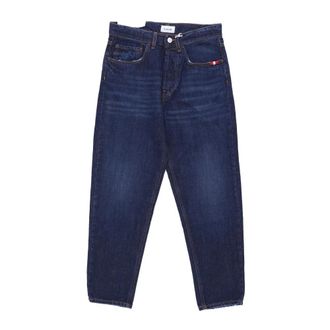 Amish Slim Fit Denim Jeans - - Jeans - Herren - Blau - W35
