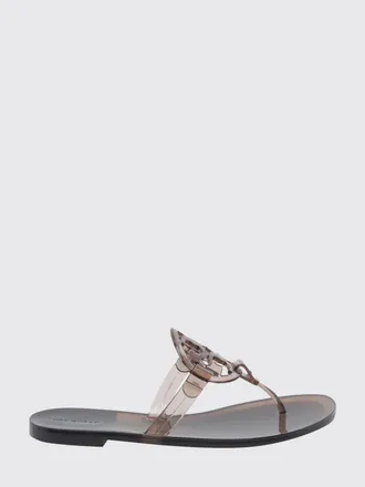 Tory Burch Miller Jelly Zehentrenner-Sandalen von aus TPU mit geschnitztem Double T-Logo