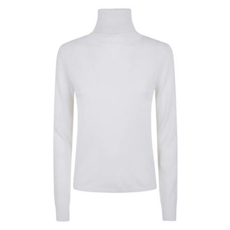 Max Mara Educata Rollkragenpullover - - Knitwear - Damen - Wei&szlig; - S