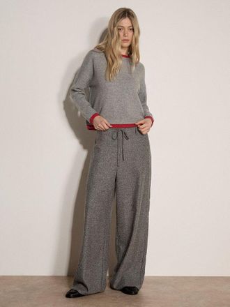 Apricot Strickpullover Pullover im Lagenlook mit abgesetzten Abschl&uuml;ssen