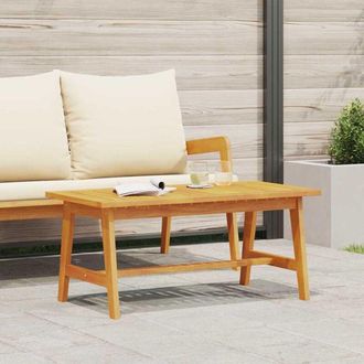 vidaXL Vidaxl - Table basse Marron Bois dacacia massif