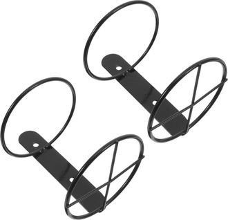 Hemobllo 2 Stück Wand Weinregal aus Robustem Metall Einzelner Flaschenhalter zur Wandmontage Praktischer Weinflaschenhalter zur Stilvollen Präsentation und Dek