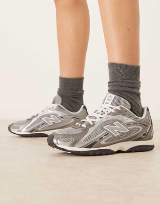 New Balance 204L - Baskets - Argent&eacute; m&eacute;tallis&eacute; fonc&eacute;