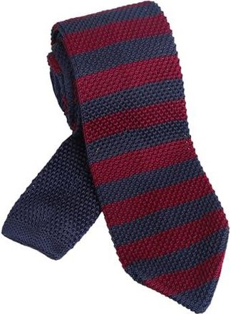 Alizeal Cravates tricot&eacute;es d&eacute;contract&eacute;es multicolores vintage pour homme, taille unique