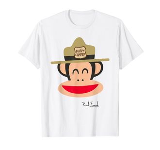 Paul Frank Julius The Monkey Happy Camper Park Ranger Hut T-Shirt