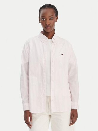 Tommy Jeans Hemd DW0DW22211 Rosa Regular Fit