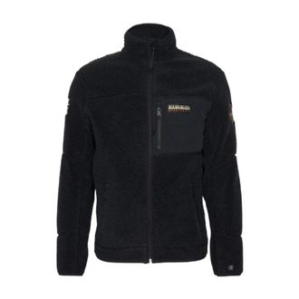 Napapijri Yupik Teddy Orsetto Jacke - - Jackets - Herren - Schwarzk - 3XL