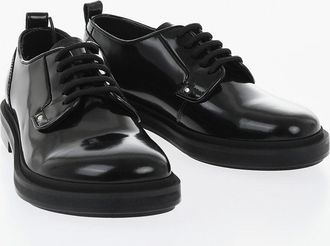 Ami Derby-Schuhe aus geb&uuml;rstetem Leder mit runder Kappe Ami Alexandre Mattiussi