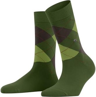 Burlington Queen W So coton fantaisie 1 paire, Chaussettes Femme, Vert Forest 7657-O, 36-41