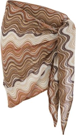 MC2 Saint Barth Femme, Maillots de bain, Multicolore, Taille: ONE Size Rachel Sea Wave 18 Long Skirt