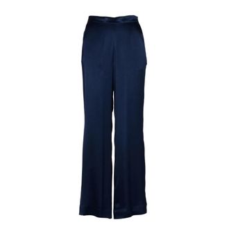 Semicouture Wide Hosen - - Trousers - Damen - Blau - M