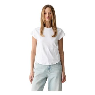 Karl Lagerfeld Rundhals-T-Shirt - - Tops - Damen - Wei&szlig; - L