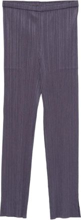 Issey Miyake Femme, Pantalons, Gris, Taille: 44 FR Pantalon Corsaire Pliss&eacute;