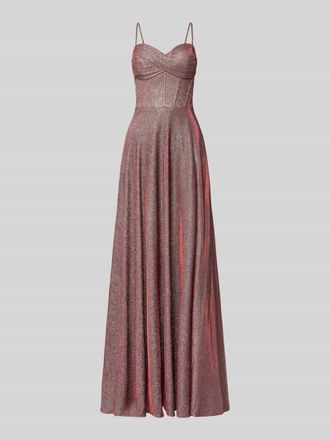 Luxuar Fashion Abendkleid mit Herz-Ausschnitt