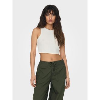 Only Top Vilma 15282771 Wei&szlig; Slim Fit