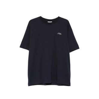 Dr&ocirc;le de Monsieur Logo-embroidered T-shirt