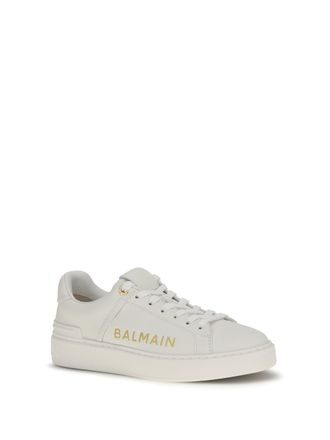 Balmain Womens B-Court Sneakers Blanc