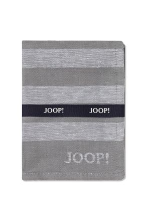 Joop Geschirrtuch, Grau, Textil, Streifen, 50x70 cm, Oeko-Tex Standard 100, saugfähig, Aufhängeschlaufe, strapazierfähig, angenehm weich, hochwertige Quali