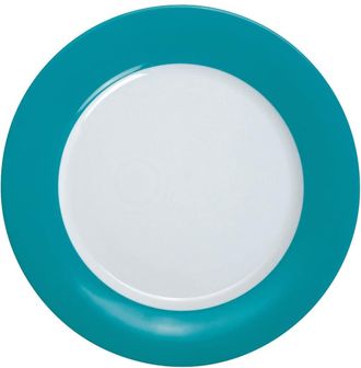 Kahla 576400A72216C Pronto Colore Brunch-Teller 23 cm ocean green|türkiser Teller aus Porzellan