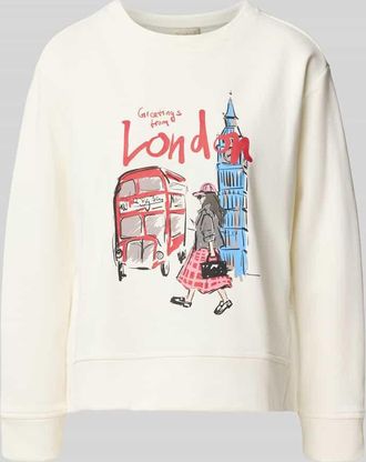 Milano Sweatshirt mit Motiv-Print und Rundhalsausschnitt