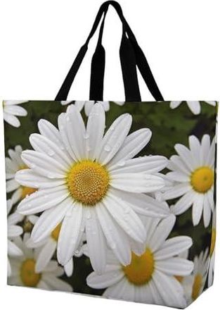Generic Marguerite Sac &Agrave; Bandouli&egrave;re R&eacute;utilisable Sacs De Courses Grand Sac A Main Femme Pour Quotidienne Gym Shopping