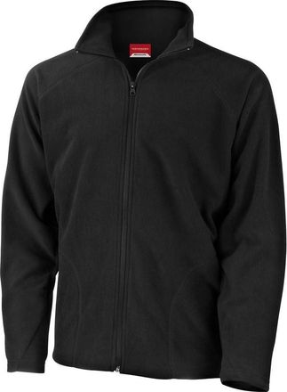 Result Ergebnis durchgehendem Reißverschluss Active Fleece XS,Schwarz