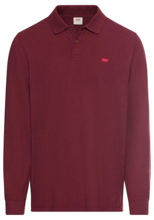 Levi's Langarm-Poloshirt mit Logo Stickerei