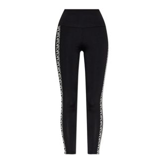 Michael Kors Monogram Leggings - - Trousers - Damen - Schwarzk - L
