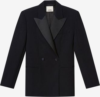 Isabel Marant Veste Ranyae En Laine - Femme - Noir - Taille34 - Isabel Marant