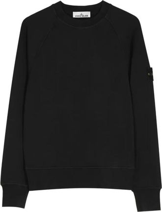 Stone Island Homme, Sweatshirts et sweats &agrave; capuche, Noir, Taille: XL SweaT-shirt Raglan