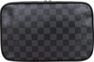 Louis Vuitton Crossbody Bags - Louis Vuitton Damier Graphit Monogram Trousse Toil - Gr. unisize - in Schwarz - f&uuml;r Damen