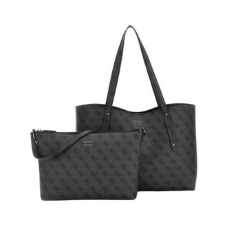 Guess Brenton Top Zip Tote - Femme - Sacs - Gris - Taille: S