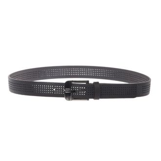 Baldinini Homme, Accessoires, Brun, Taille: 90 CM Ceinture en Cuir Nubuck Perfor&eacute;