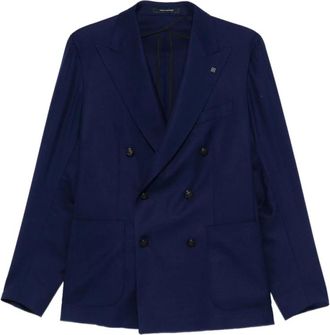 Tagliatore Homme, Vestes, Bleu, Taille: M Veste crois&eacute;e