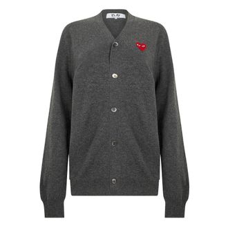 Comme Des Gar&ccedil;ons Wollstrickjacke - - Knitwear - Herren - Grau - S