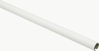 Gardinia Gardinenstange mit Innenlauf I Ø 20 mm weiß 160