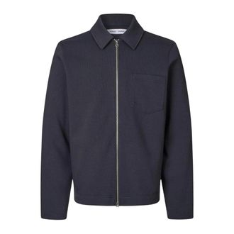 Sams&oslash;e & Sams&oslash;e Homme, Sweatshirts et sweats &agrave; capuche, Bleu, Taille: M Sahannes Full Zip