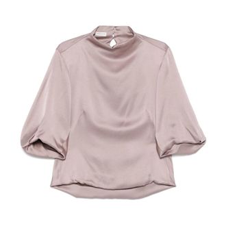 Dries Van Noten Femme, Blouses et Chemises, Rose, Taille: 40 FR Blouse en satin