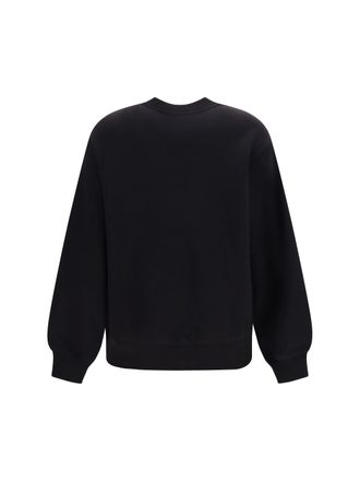 Dolce & Gabbana Womens Cotton Logo Crewneck Sweatshirt Nero Sweatshirts Sweater
