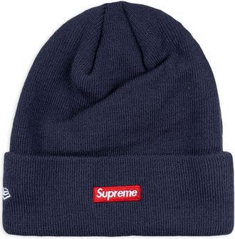 SUPREME x New Era bonnet à logo $ appliqué - Bleu
