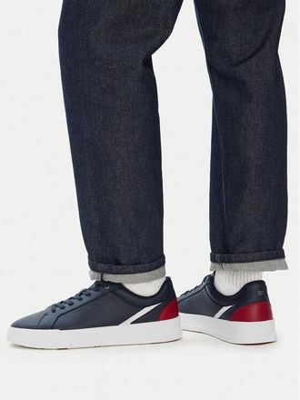Tommy Hilfiger Sneakers Th Court Premium FM0FM05879 Dunkelblau