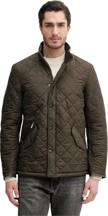 Barbour Homme, Vestes, Brun, Taille: 2XL Powell Quilted Jacket