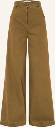 Max Mara Wide Leg Jeans Alamaro gruen