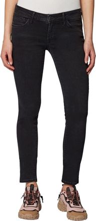 Mavi Damen Jeans Lindy - Skinny Fit - Schwarz - Smoke Glam W25-W32 Stretch, Größe:26W / 34L, Farbvariante:Smoke Glam 1019731216
