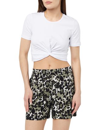 Noisy May Noisy may Damen Nmclara Smiley Nw Noos Shorts, Kalamata Aop:leo, XL EU