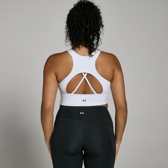MyProtein Brassi&egrave;re de sport longue MP Power pour femmes - Blanc - XXS