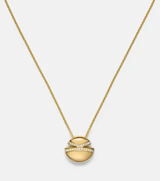 Bulgari Halskette Bvlgari Cabochon aus 18kt Gelbgold mit Diamanten